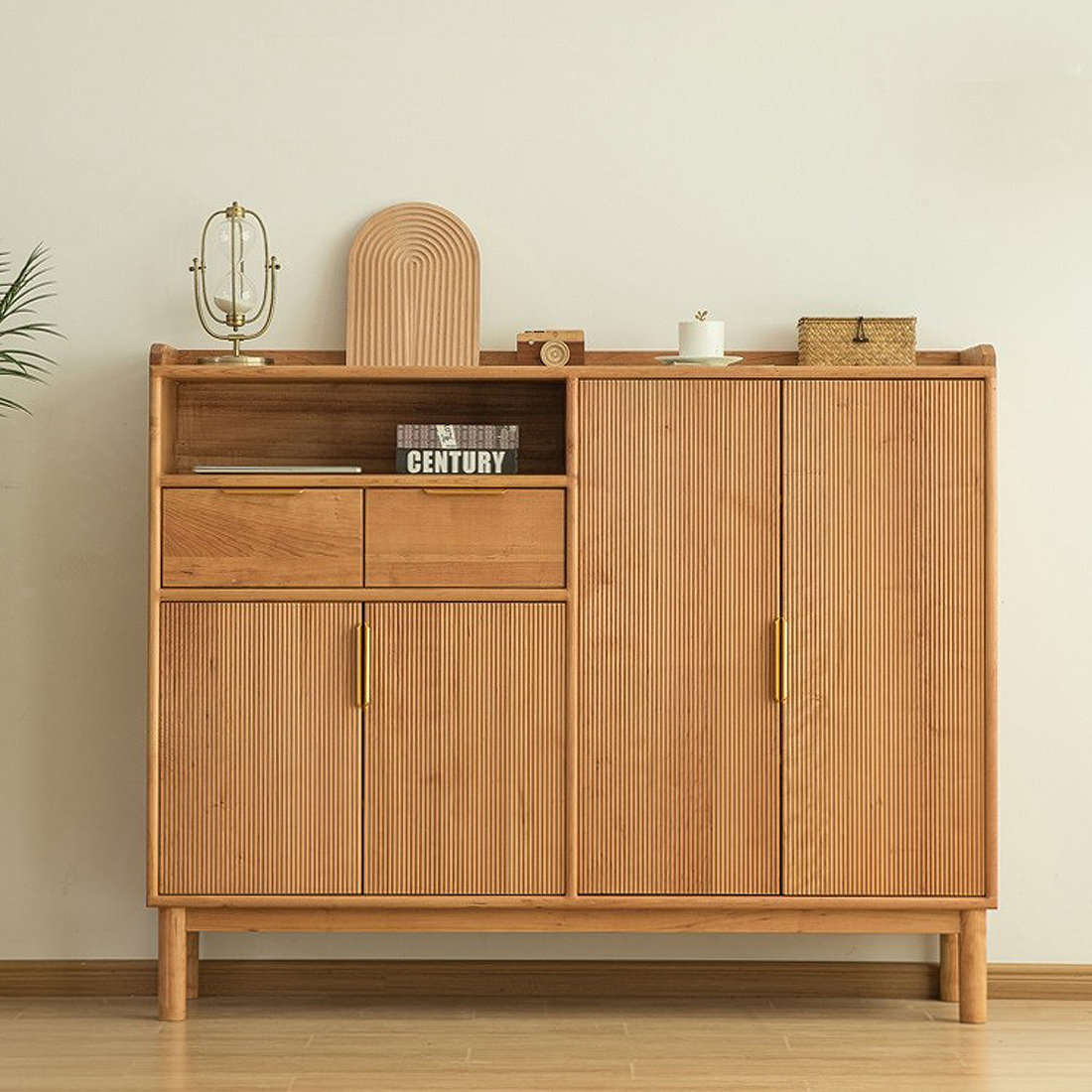 DICIXA Chinese Style Simple Shoe Cabinet 28 Pair Shoe Storage Cabinet ...