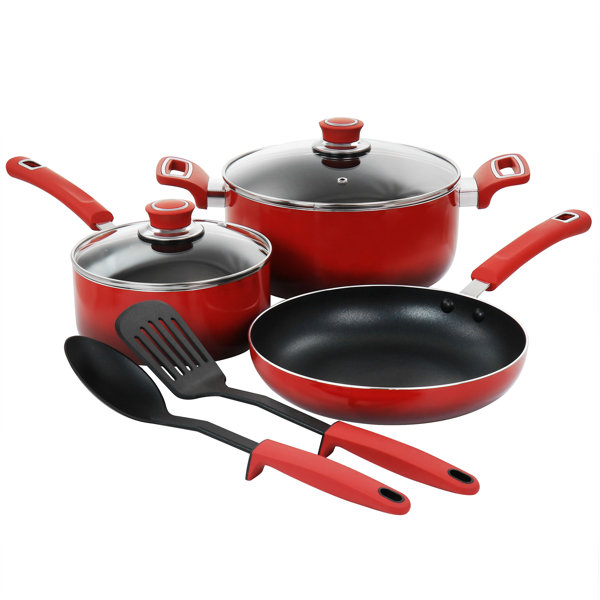 Red Cookware Sets | Up to 65% Off Until 11/20 | Wayfair | Wayfair