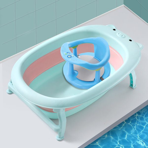 DALELEE Bathroom Bath Tub Safety Ring Baby Seat with Anti Slip Mat ...
