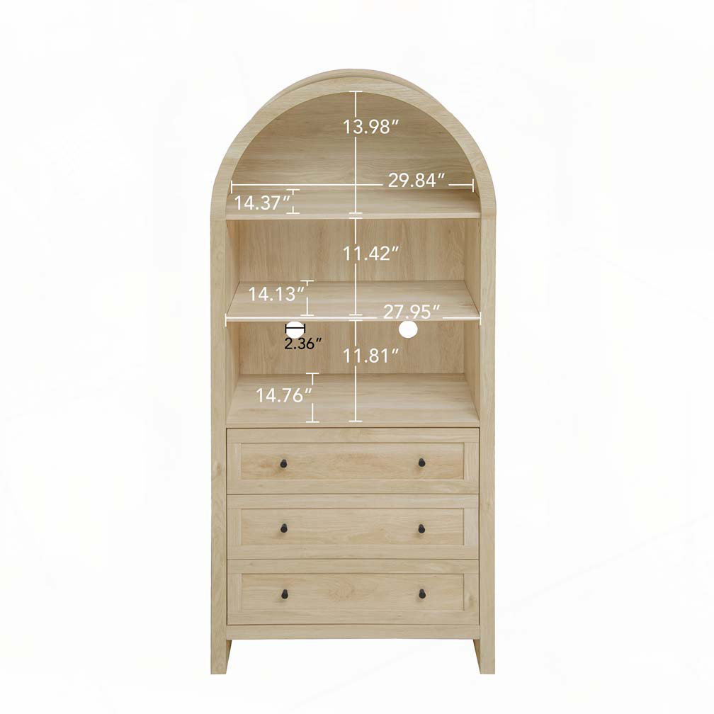 Ophelia & Co. 70.20" Tall Arched Storage Cabinet - Wayfair Canada