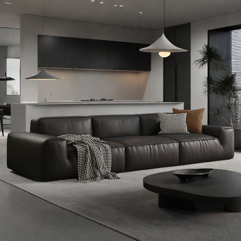 Danbenla design Black Square Sofa | Wayfair