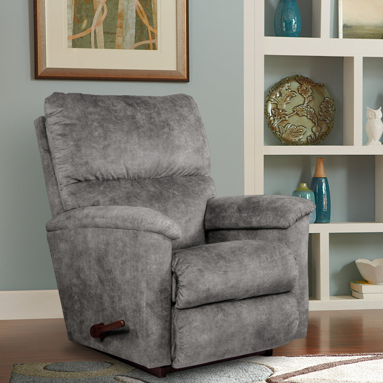 La-Z-Boy Brooks Manual Rocking Recliner with iClean Fabric & Reviews ...