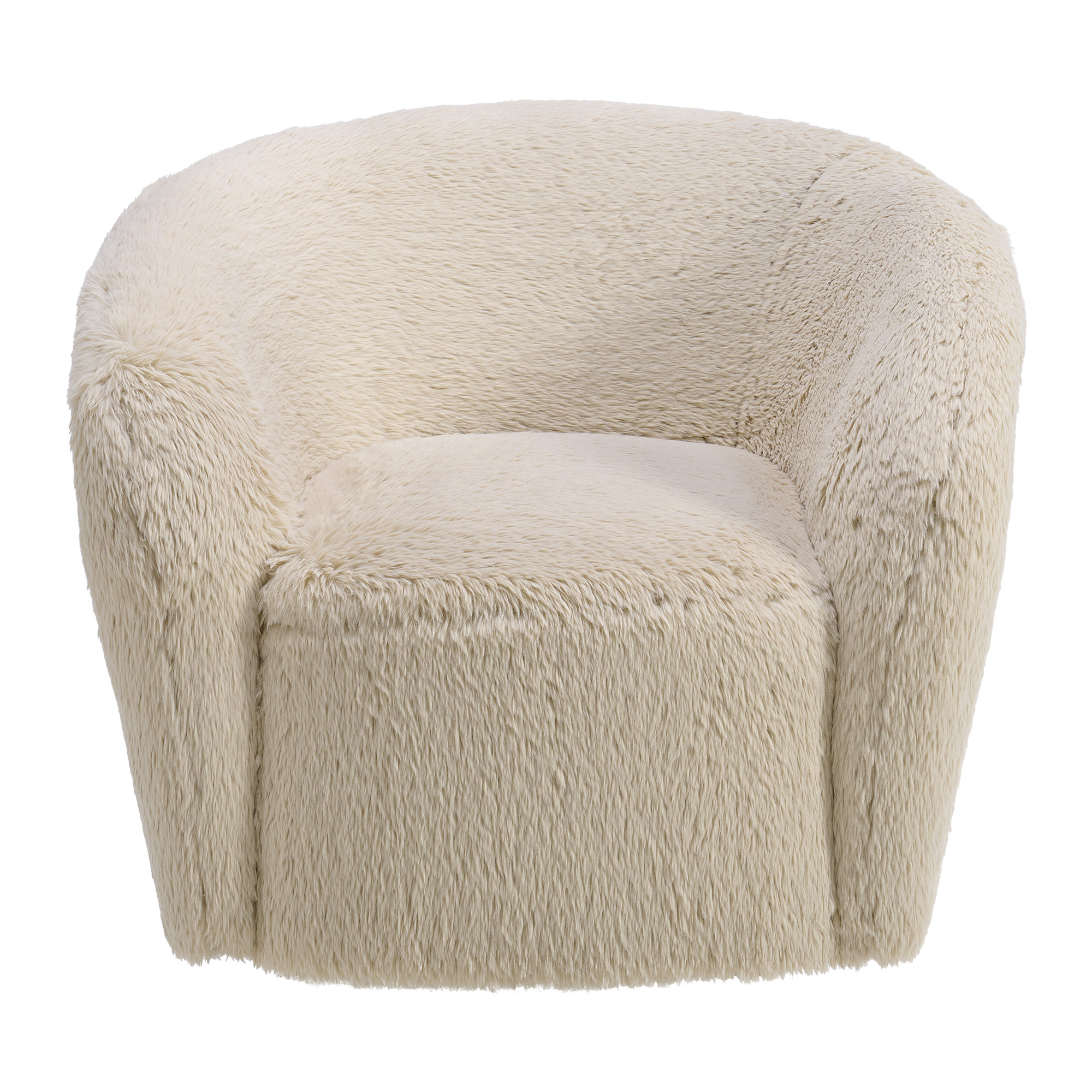 Everly Quinn Norma Swivel Chair in Yakety Wak Sand | Wayfair