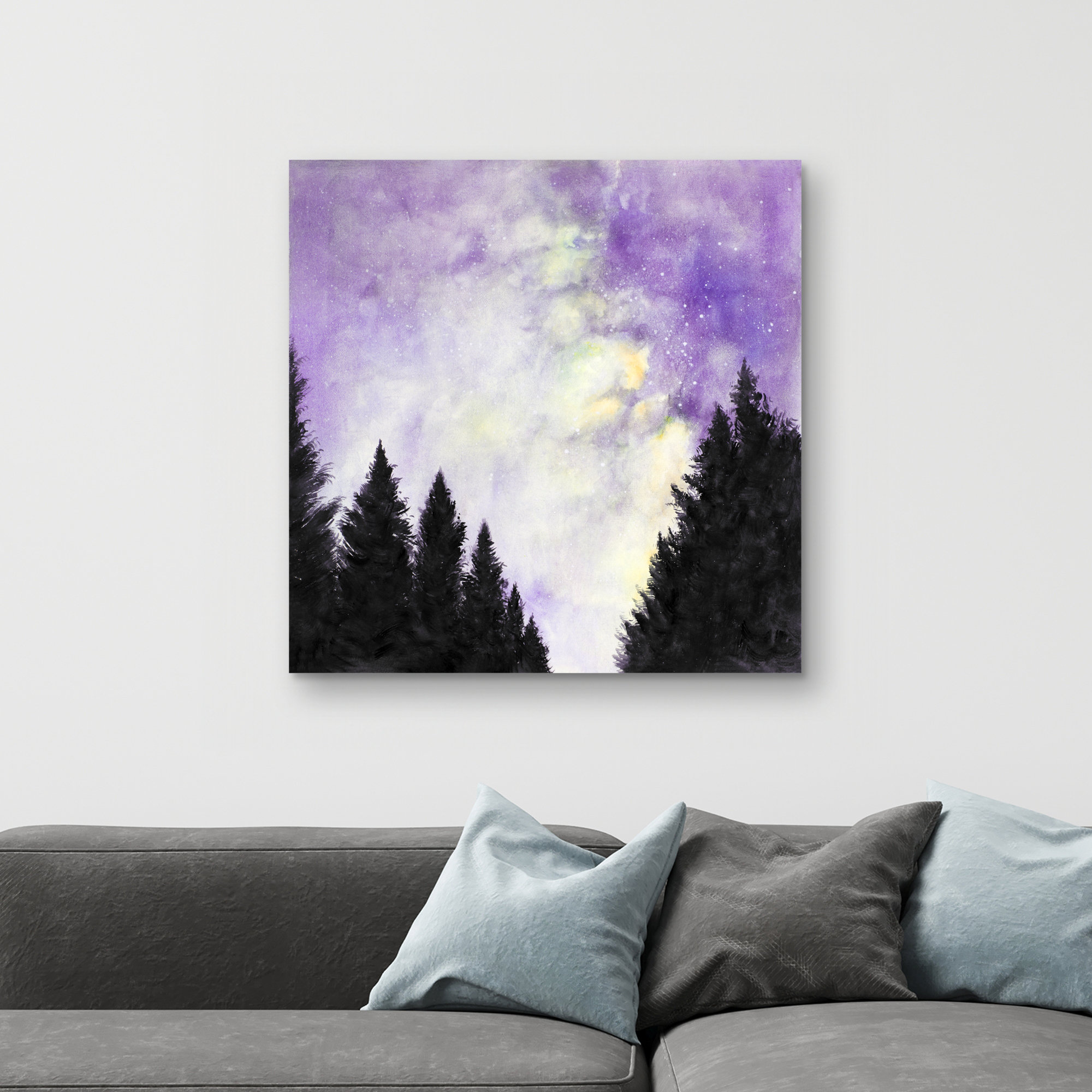 Begin Edition International Inc. starry sky - 32"x32" art on canvas ...