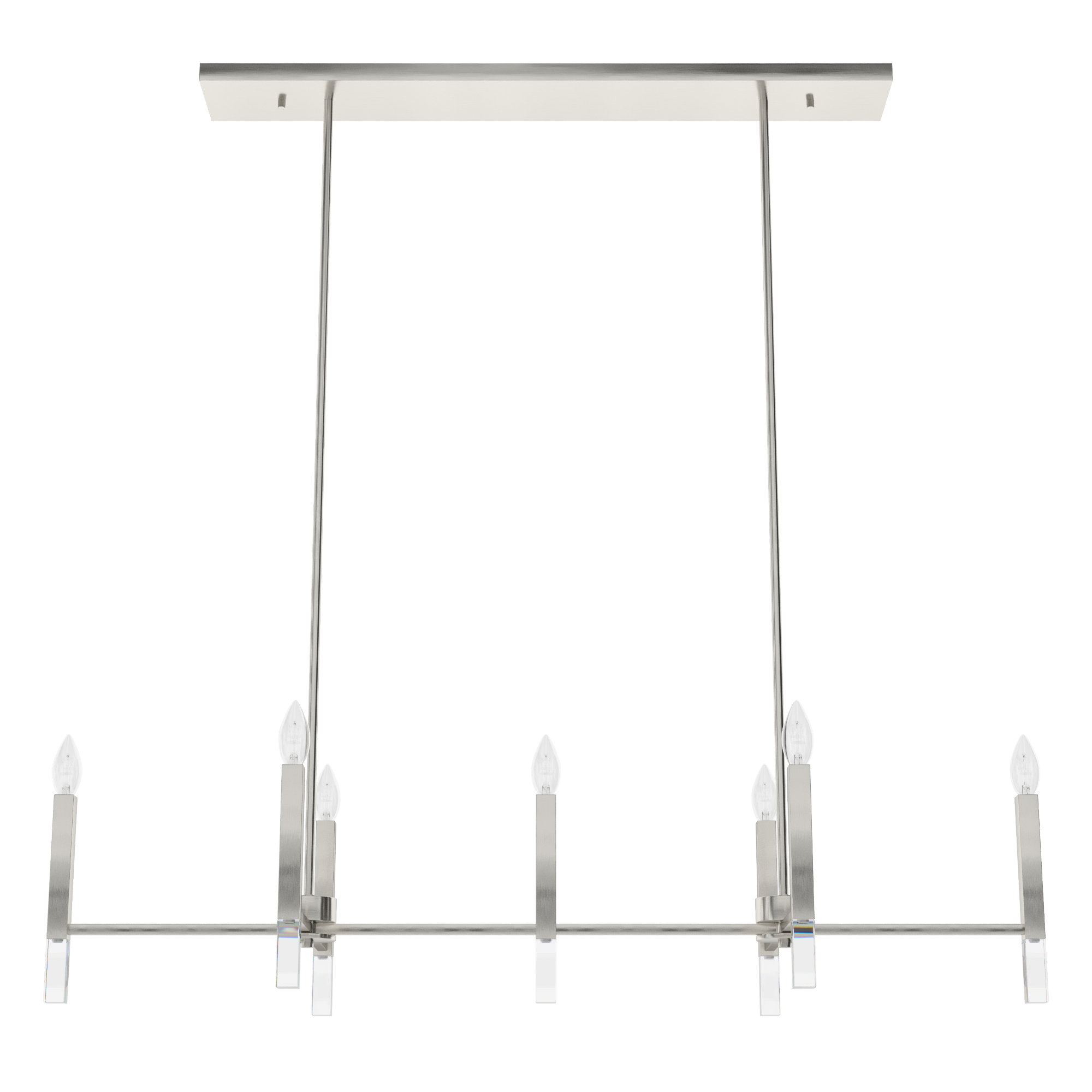 Hunter Fan Sunjai 7 Light Linear Ceiling Light Fixture & Reviews | Wayfair