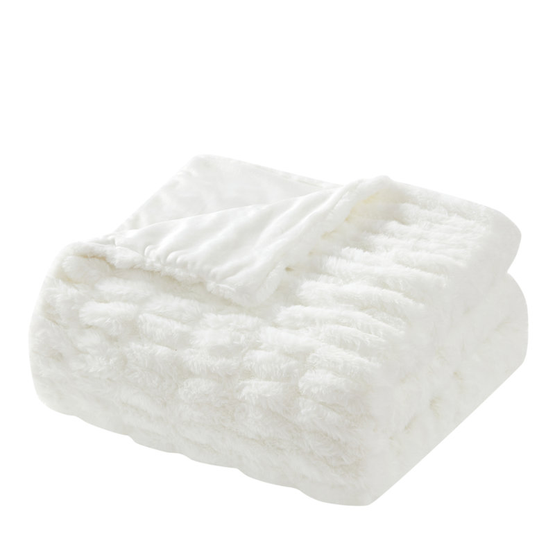 Tahari Home Isla Faux Fur Throw | Wayfair