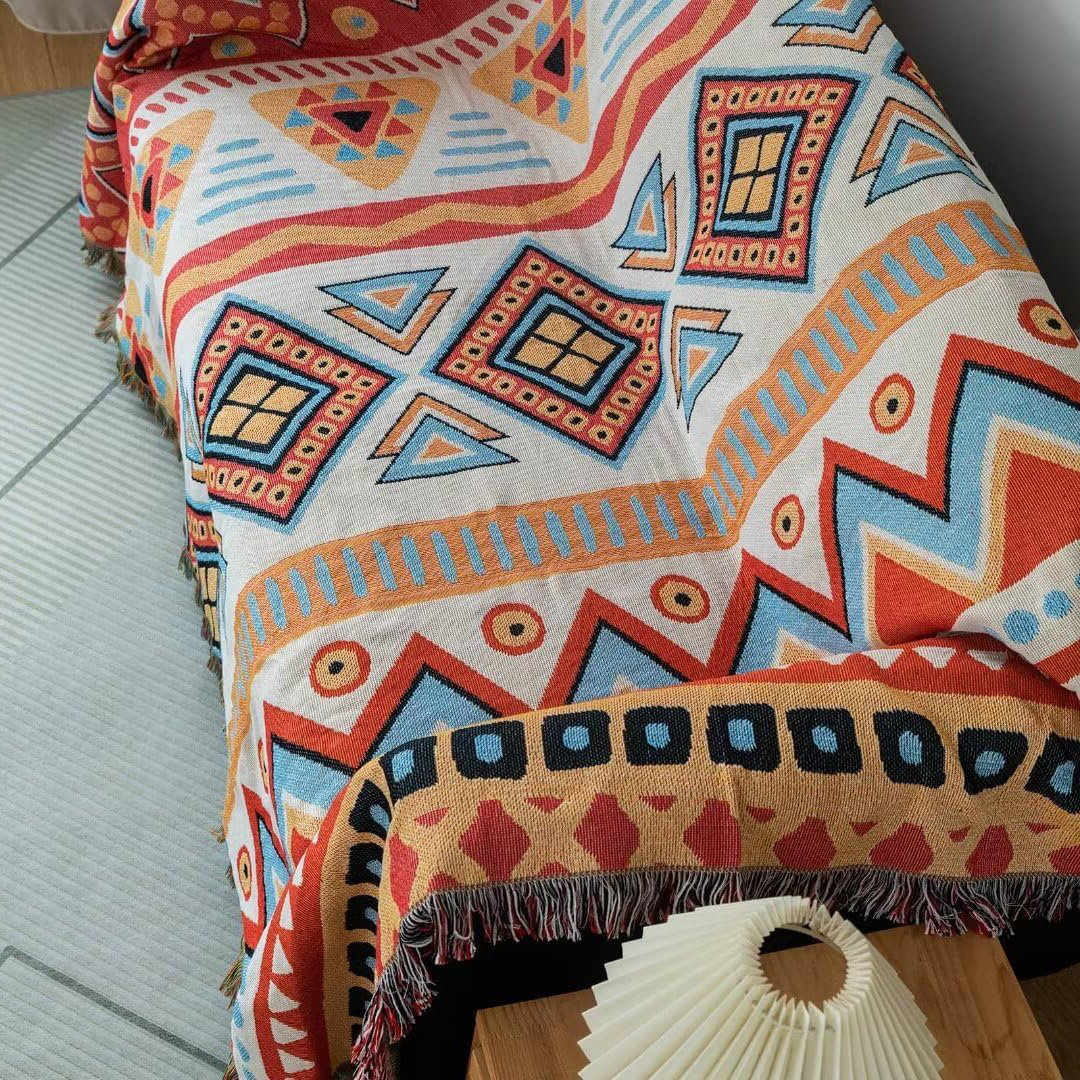 MODVAT Orange Soft Sofa Covers Sectional Sofa Slipcover Blanket ...