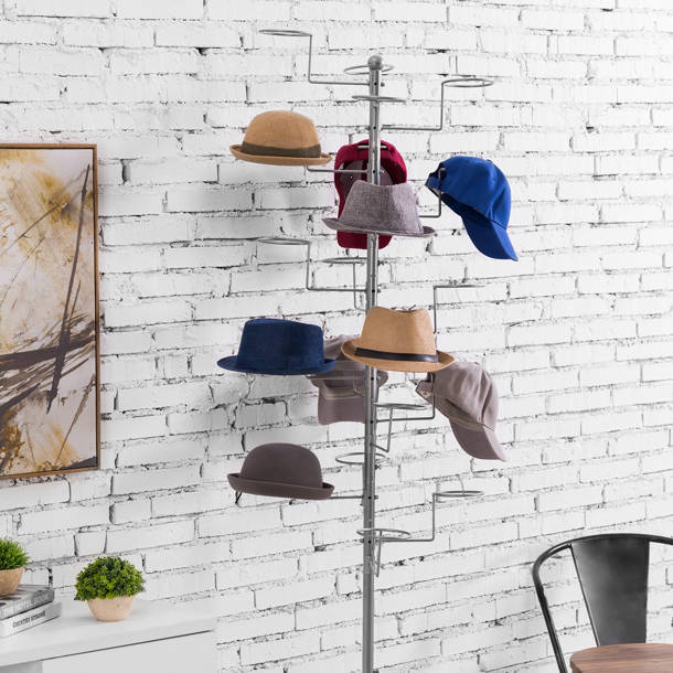 Rebrilliant 6-Tier 24 Hat Rotating Hat Display Rack Free Standing ...