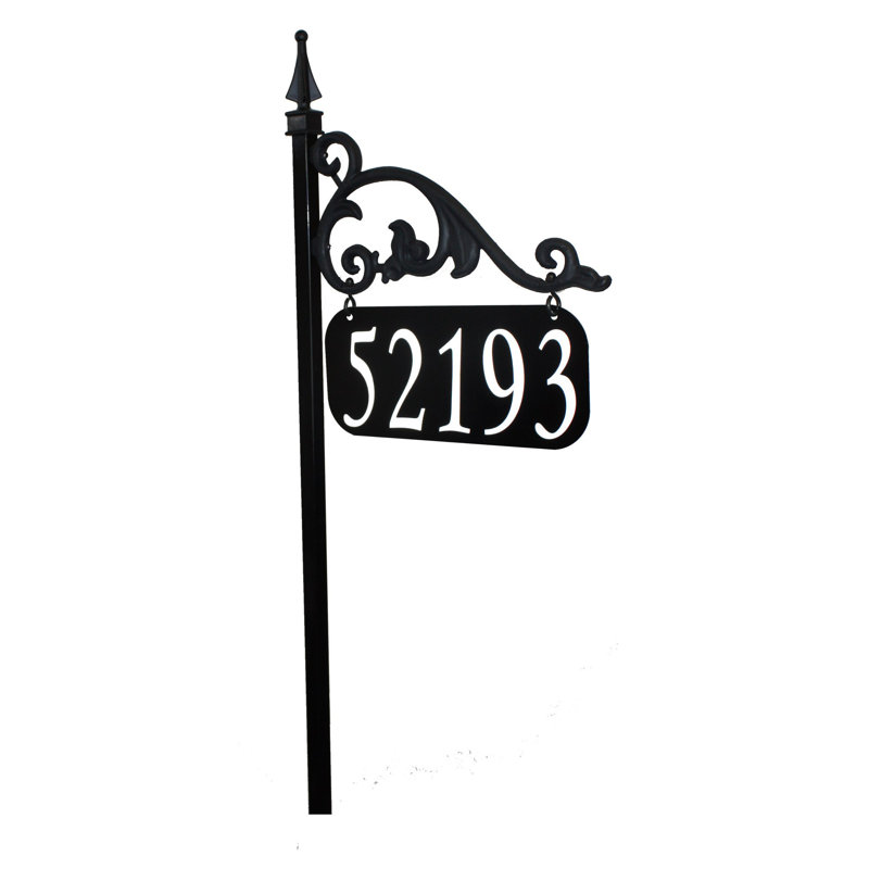 Address America Annandale Double-Sided Reflective Yard Address Post- 30 ...