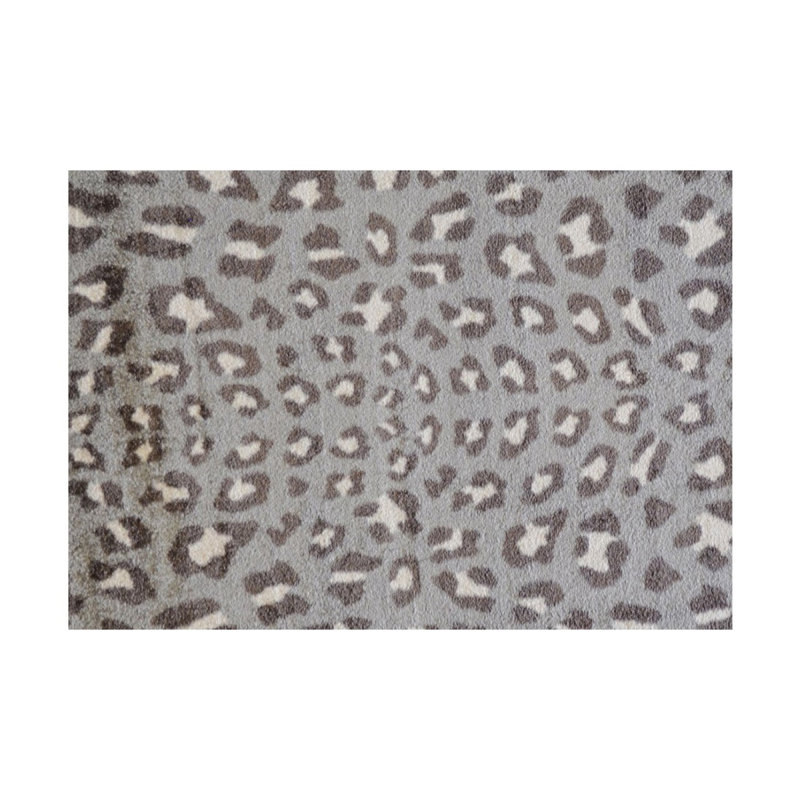 Mercer41 2' X 3' Gray Cheetah Washable Floor Mat | Wayfair