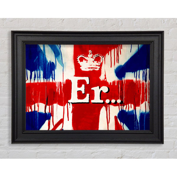 Happy Larry Er Flag Framed Print | Wayfair.co.uk