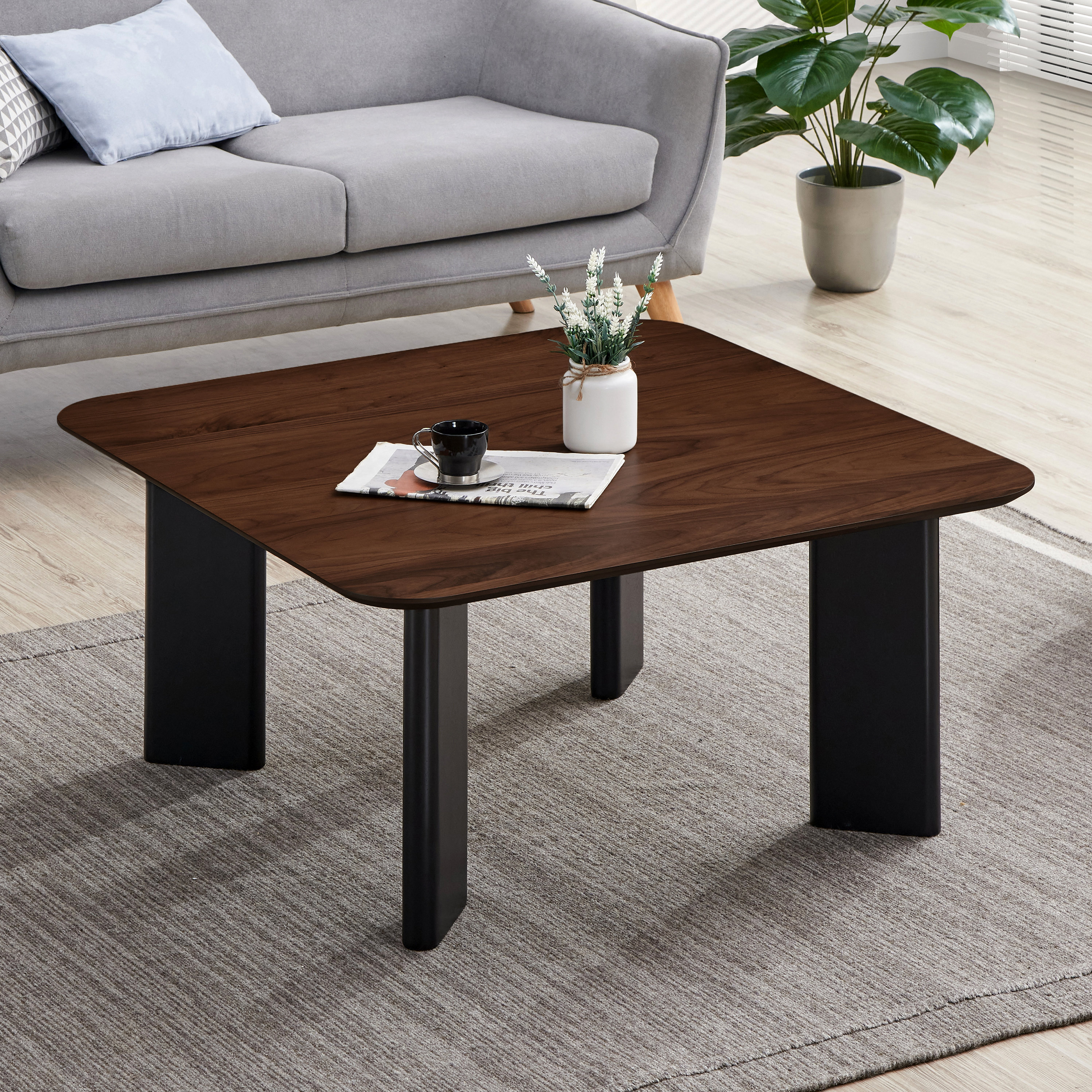 Wrought Studio™ Joss 4 Legs Coffee Table | Wayfair