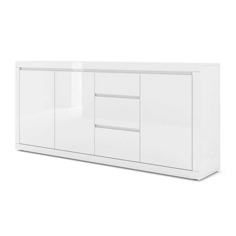 Ebern Designs Janci 3 Drawer 195Cm W Combi Chest | Wayfair.co.uk