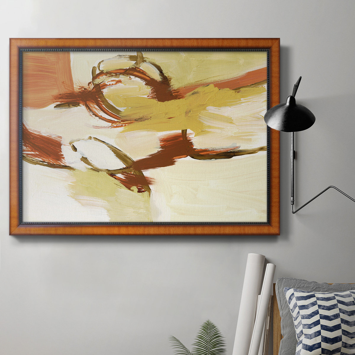 Orren Ellis Saffron & Sienna II Premium Framed Canvas- Ready To Hang ...