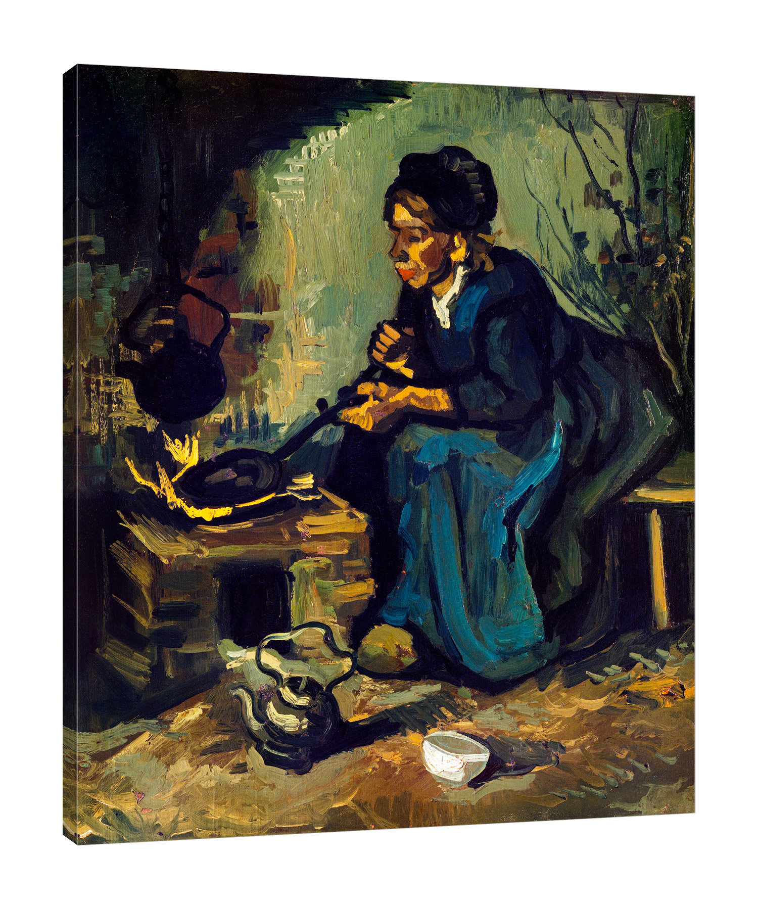 Jaxson Rea Vincent Van Gogh Peasant Woman Cookingby A Fireplace by ...