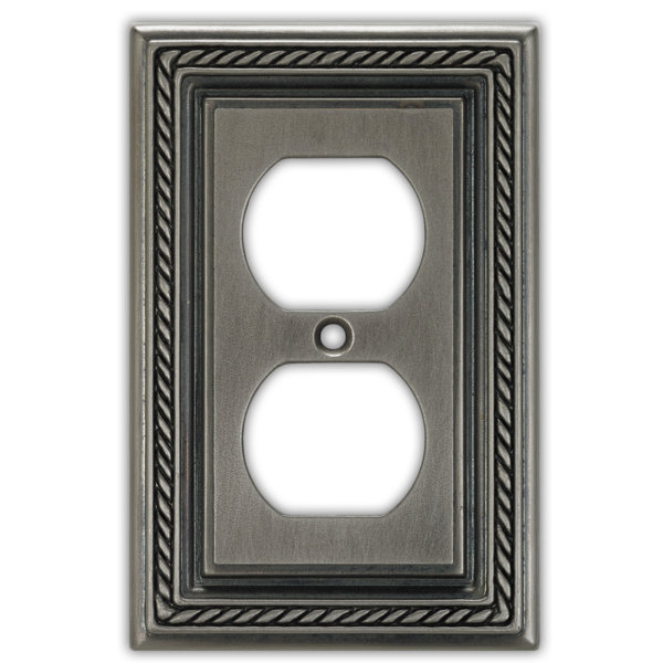 ClaireDeco Nautica 2-Gang Duplex Outlet Wall Plate | Wayfair