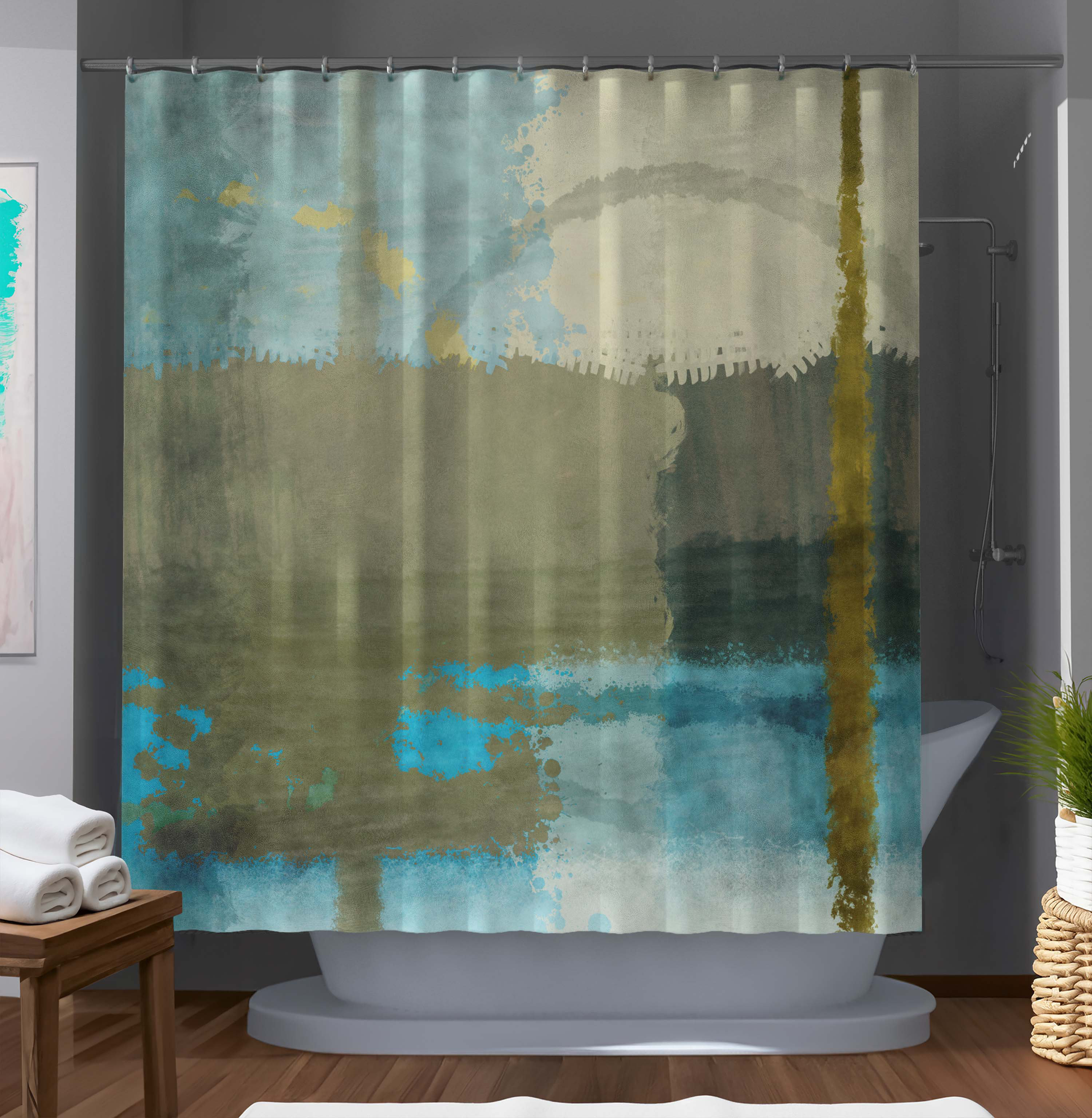 East Urban Home Lucky Invincible Shower Curtain - Wayfair Canada