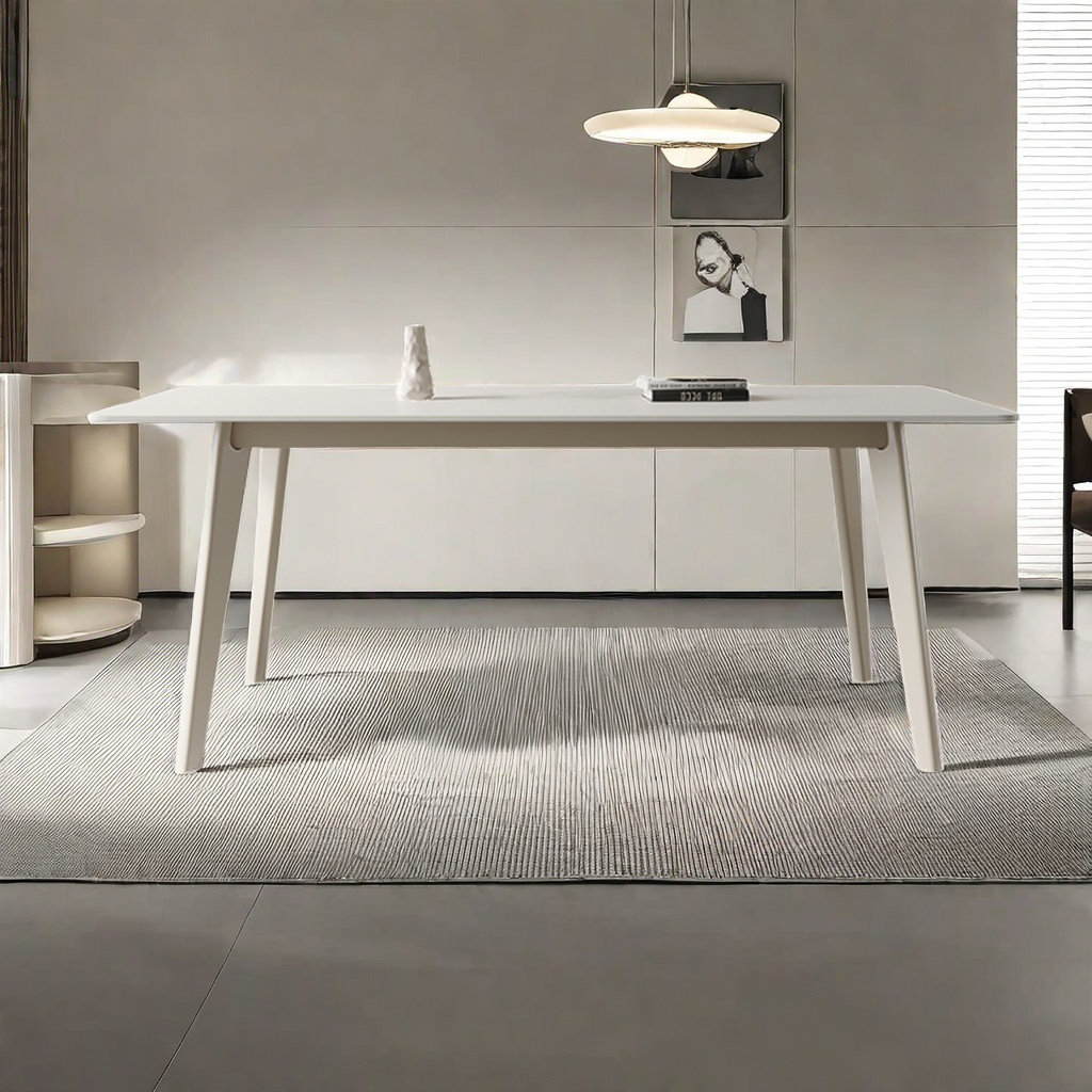 George Oliver Monterious Cream style small apartment dining table | Wayfair