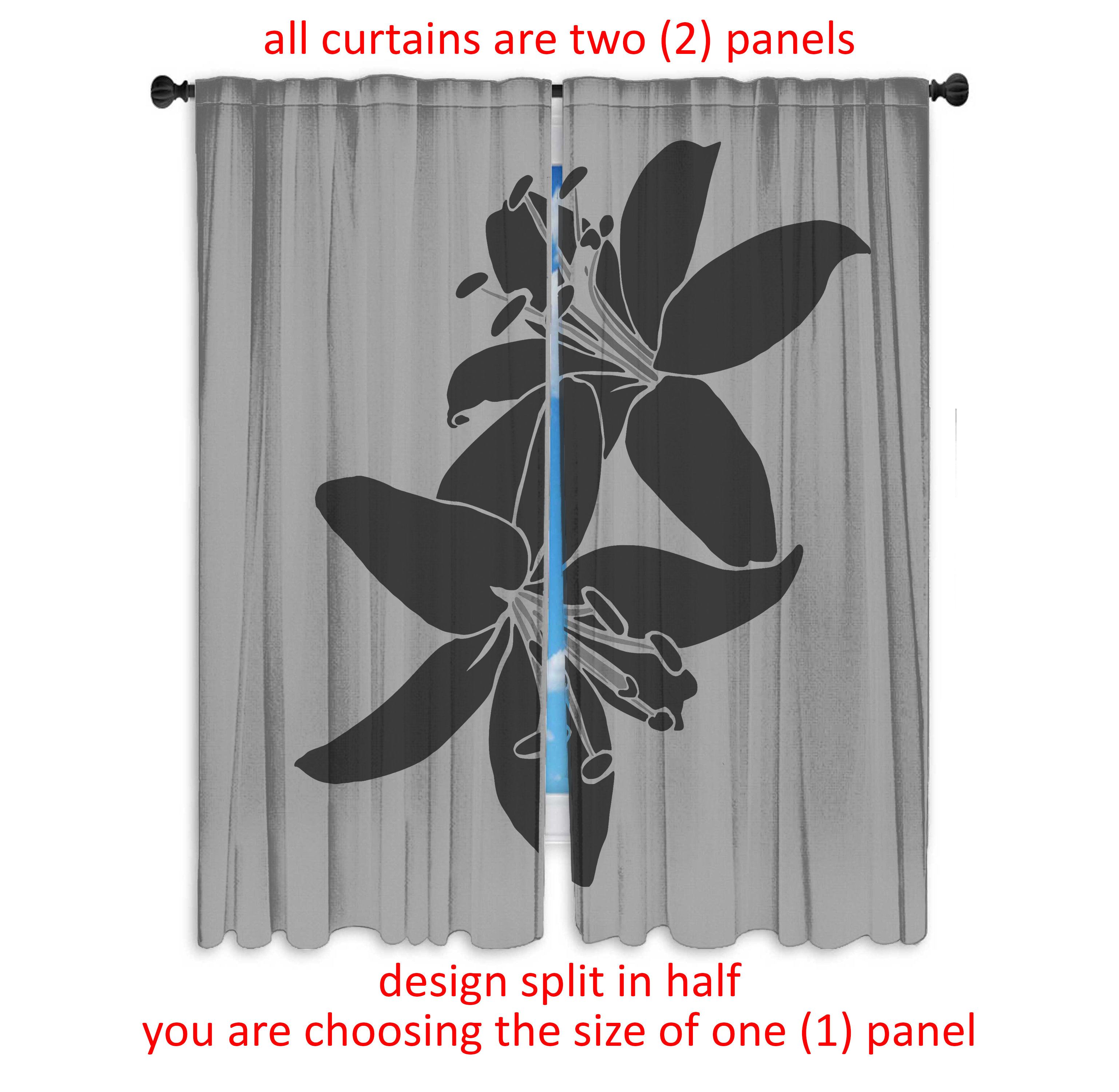 East Urban Home Keyanah Polyester Room Darkening Curtain Pair | Wayfair