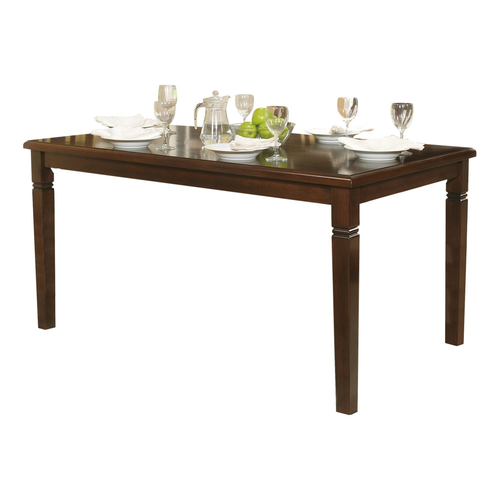 Darby Home Co Espresso Finish Transitional Style 1pc Dining Table | Wayfair