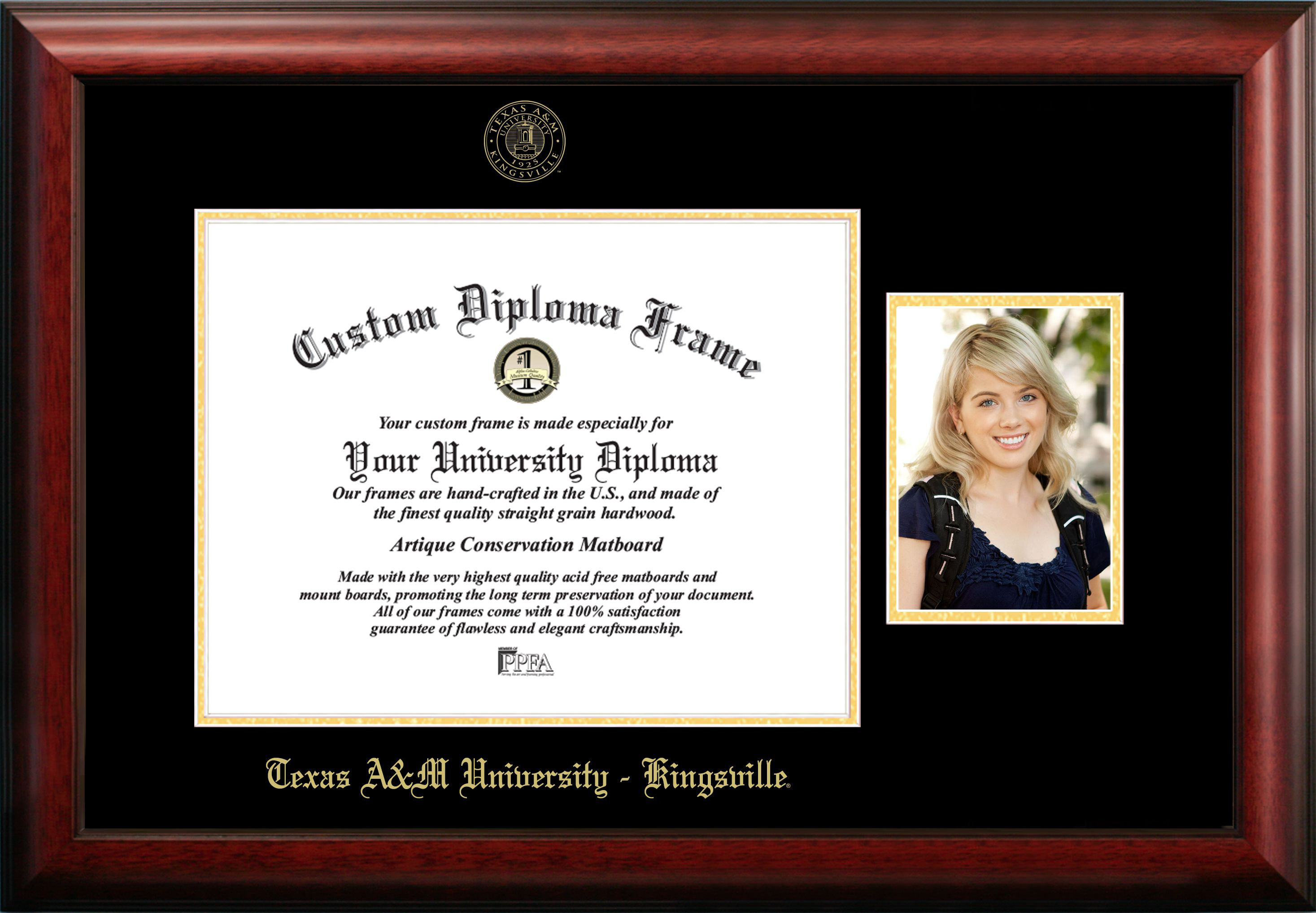Campus Images Texas A&M Kingsville Embossed Diploma Picture Frame | Wayfair