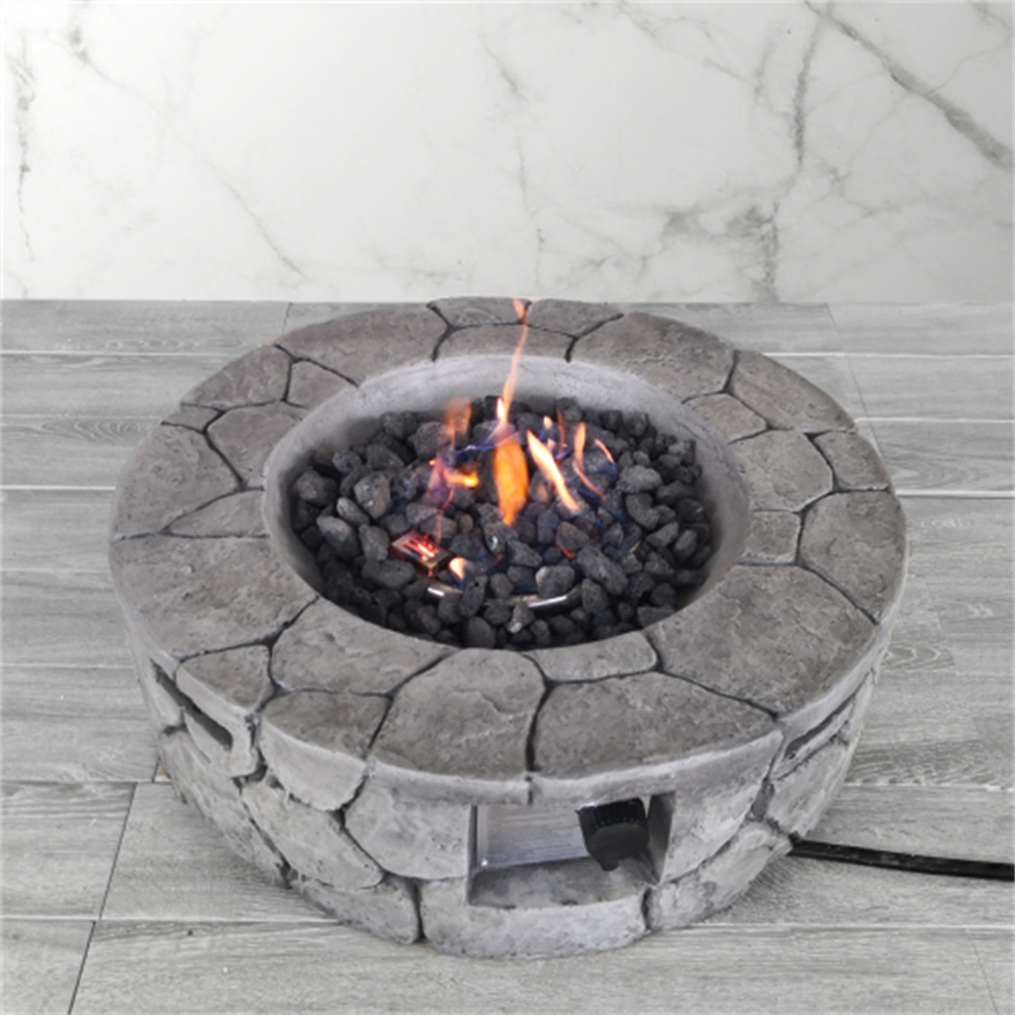 Loon Peak® Fiber Reinforced Concrete Outdoor Fire Pit | Wayfair