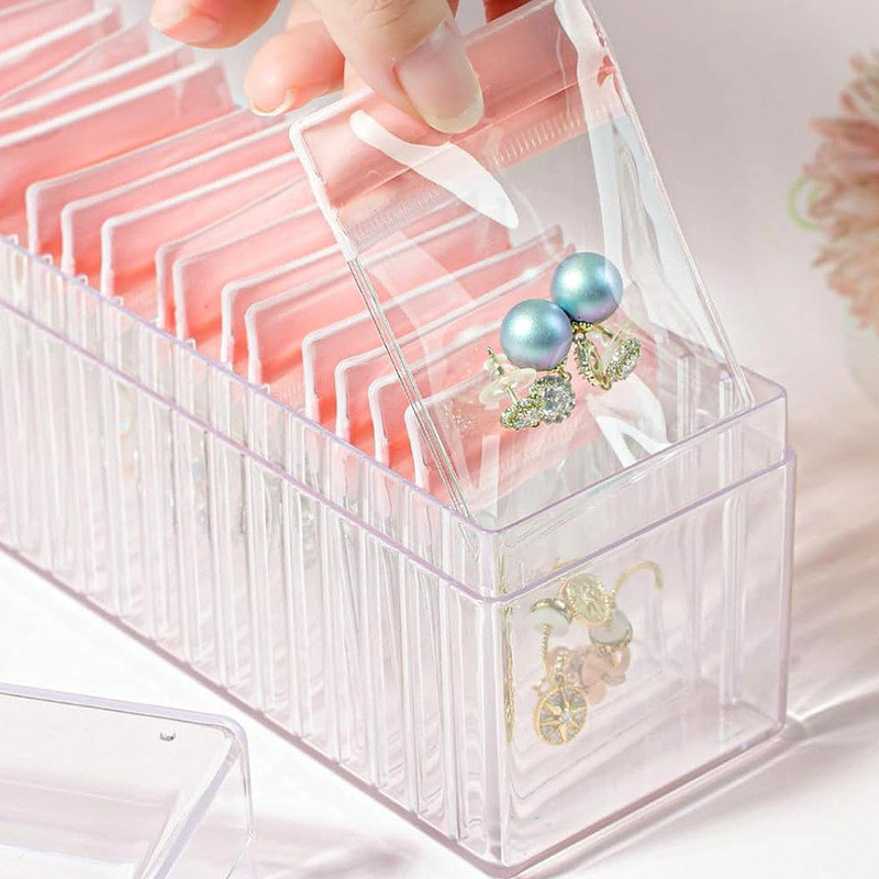 Latitude Run® Acrylic Jewelry Box,Clear Jewelry Organizer with PVC ...