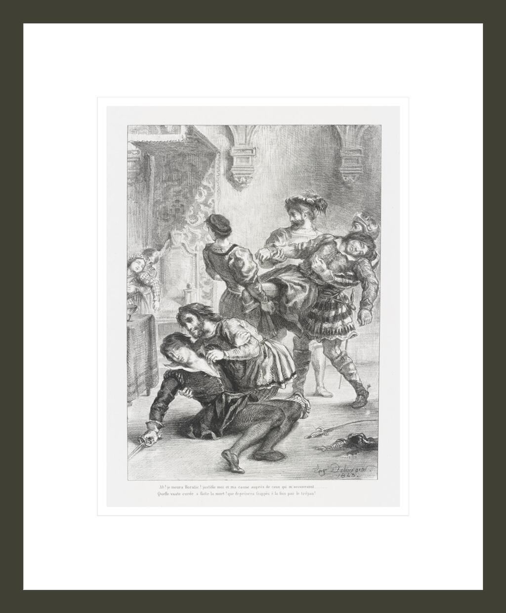 1000Museums Mort d’Hamlet (Act. V. Sc. II) (Death of Hamlet) from ...
