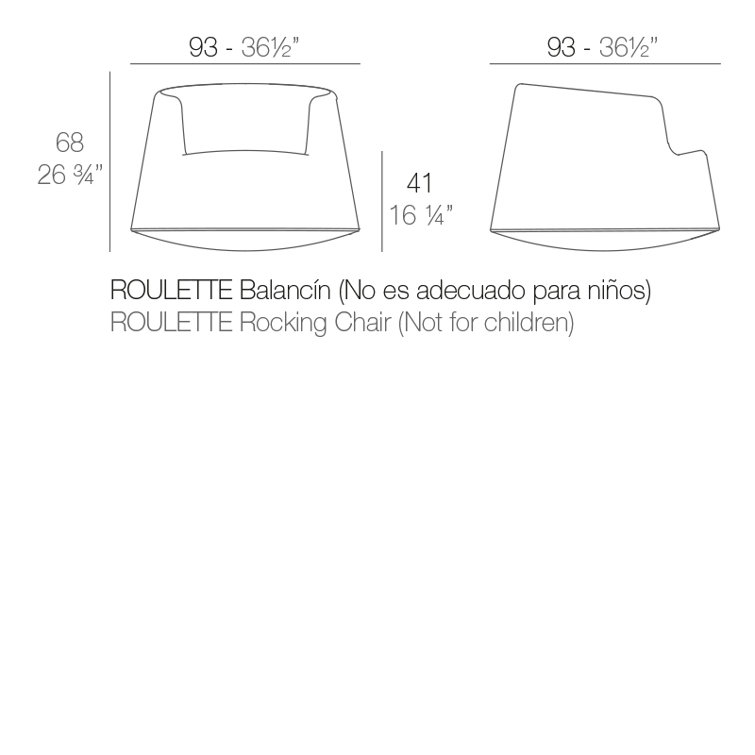 Vondom Roulette Patio Chair | Wayfair
