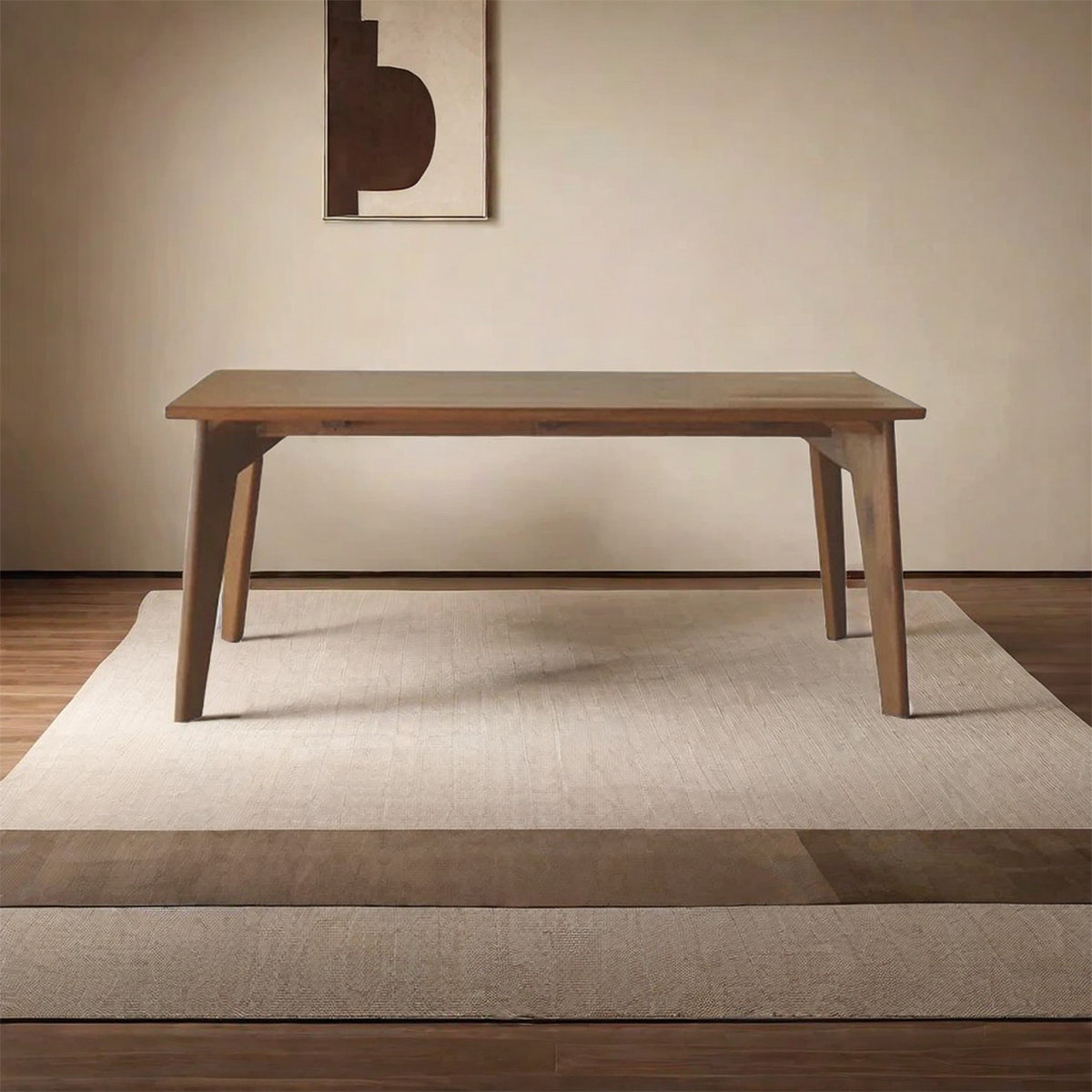 Table Treasures.e Dining table desk Log dining table rectangular - Wayfair Canada