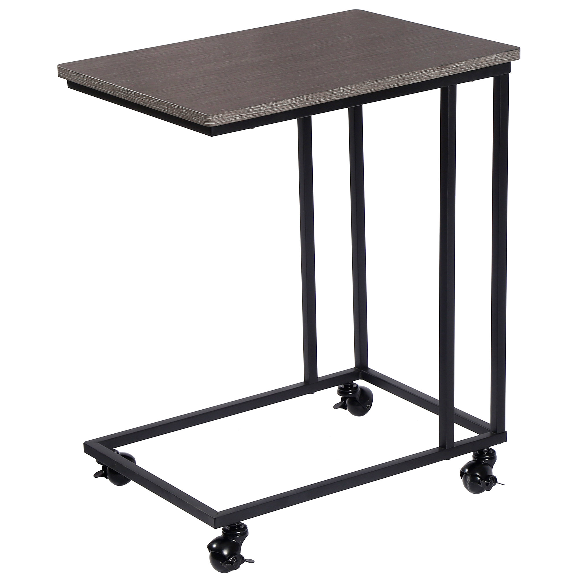 17 Stories Jabria C Shape Base Type Square End Table & Side Table with ...