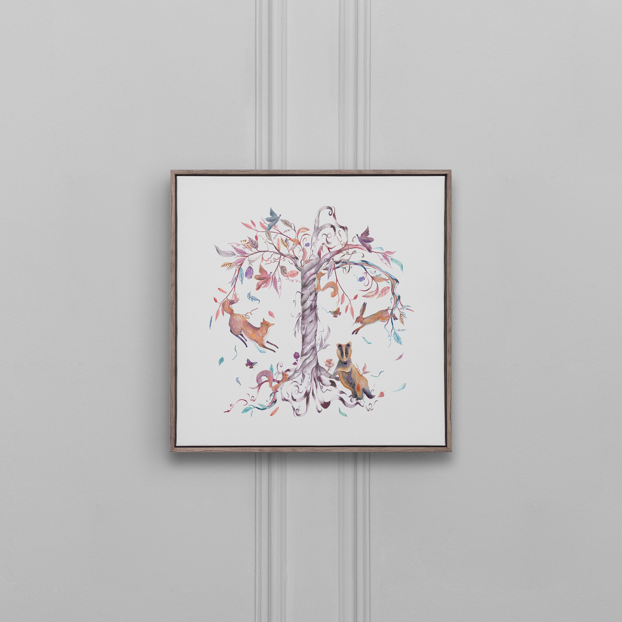 Voyage Maison Leaping into the Fauna - Floater Frame Bold Art | Wayfair ...