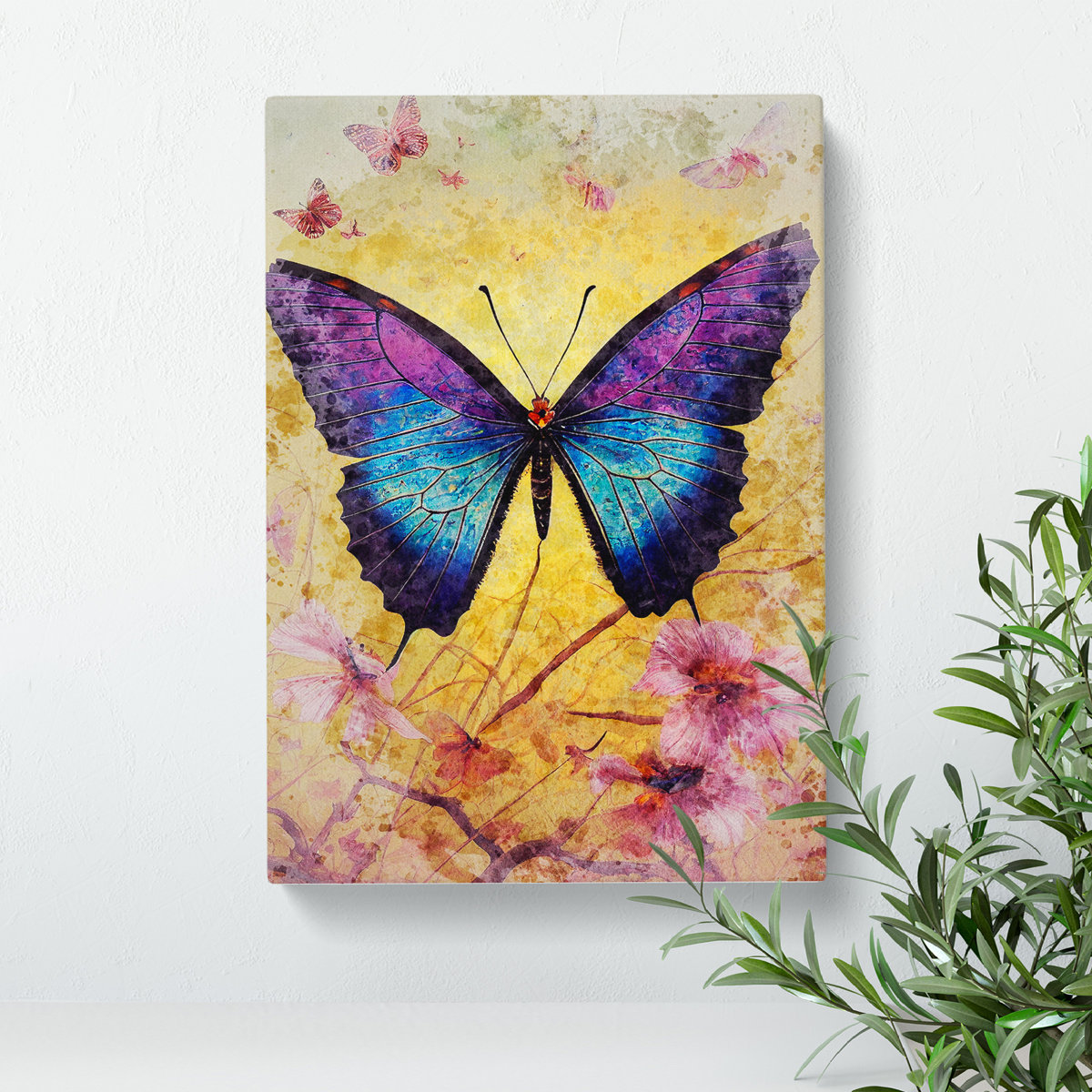 Brambly Cottage Butterfly in Watercolour No.1 - Painting | Wayfair.co.uk