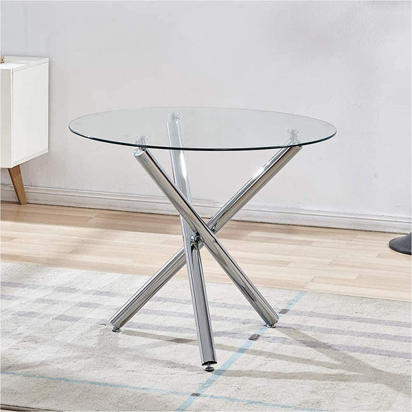 Round-glass-kitchen-table | Wayfair