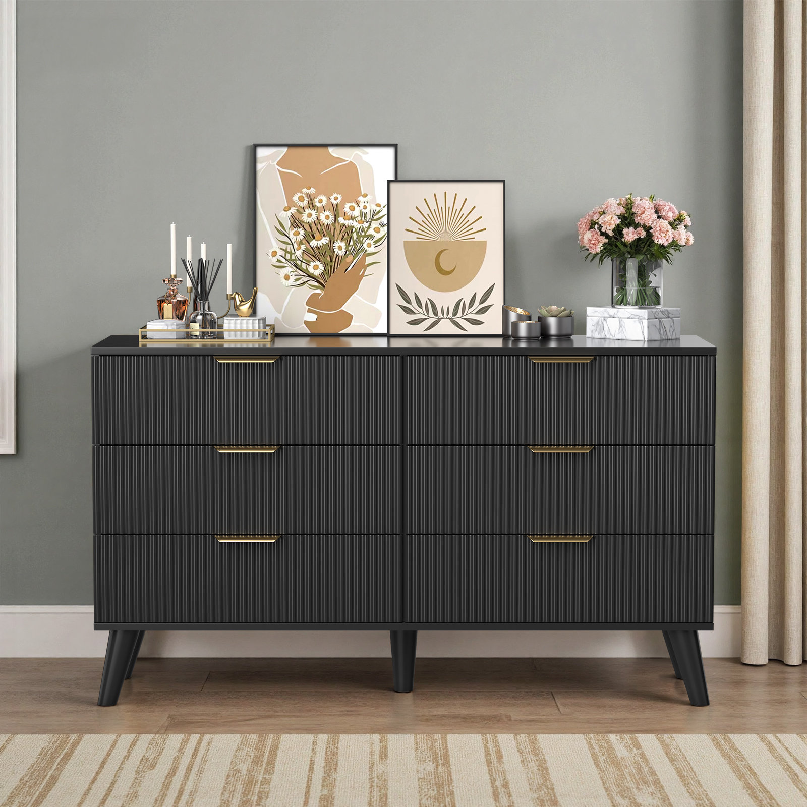 George Oliver Natural Wood Style Accent Chest With 9 Drawers - Wayfair ...