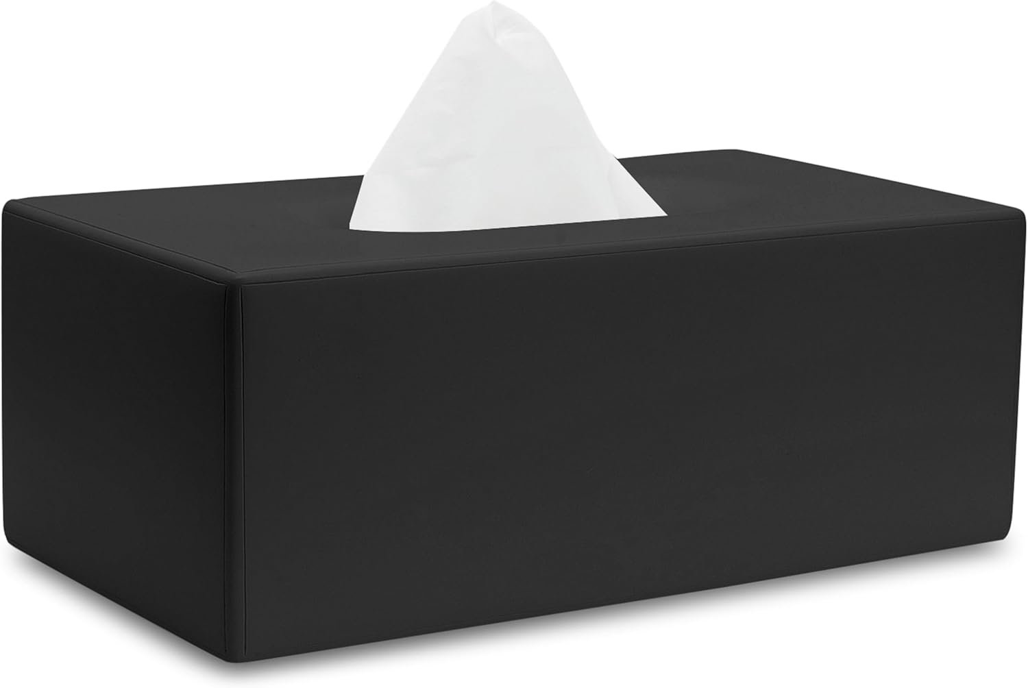 Orren Ellis Matte Black Tissue Box Cover Rectangular, Facial Tissue ...