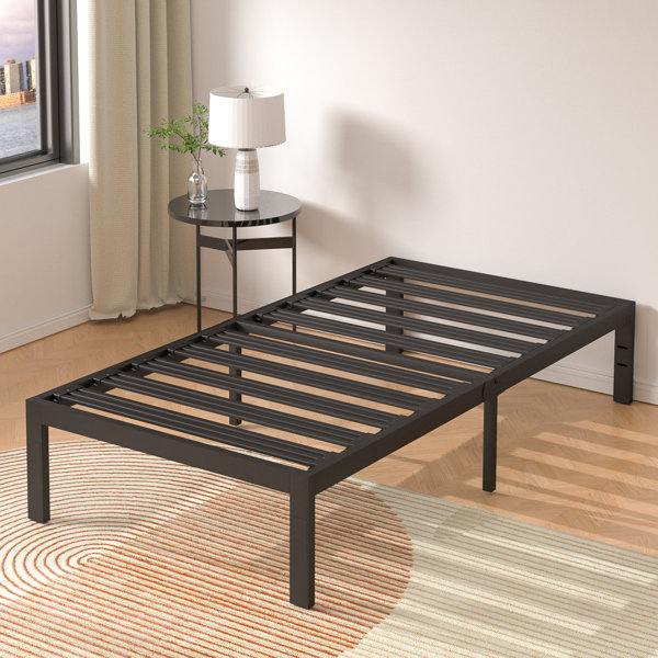 Winston Porter Base E 14 Inch Heavy Duty Platform Bed Frame Wide Steel ...