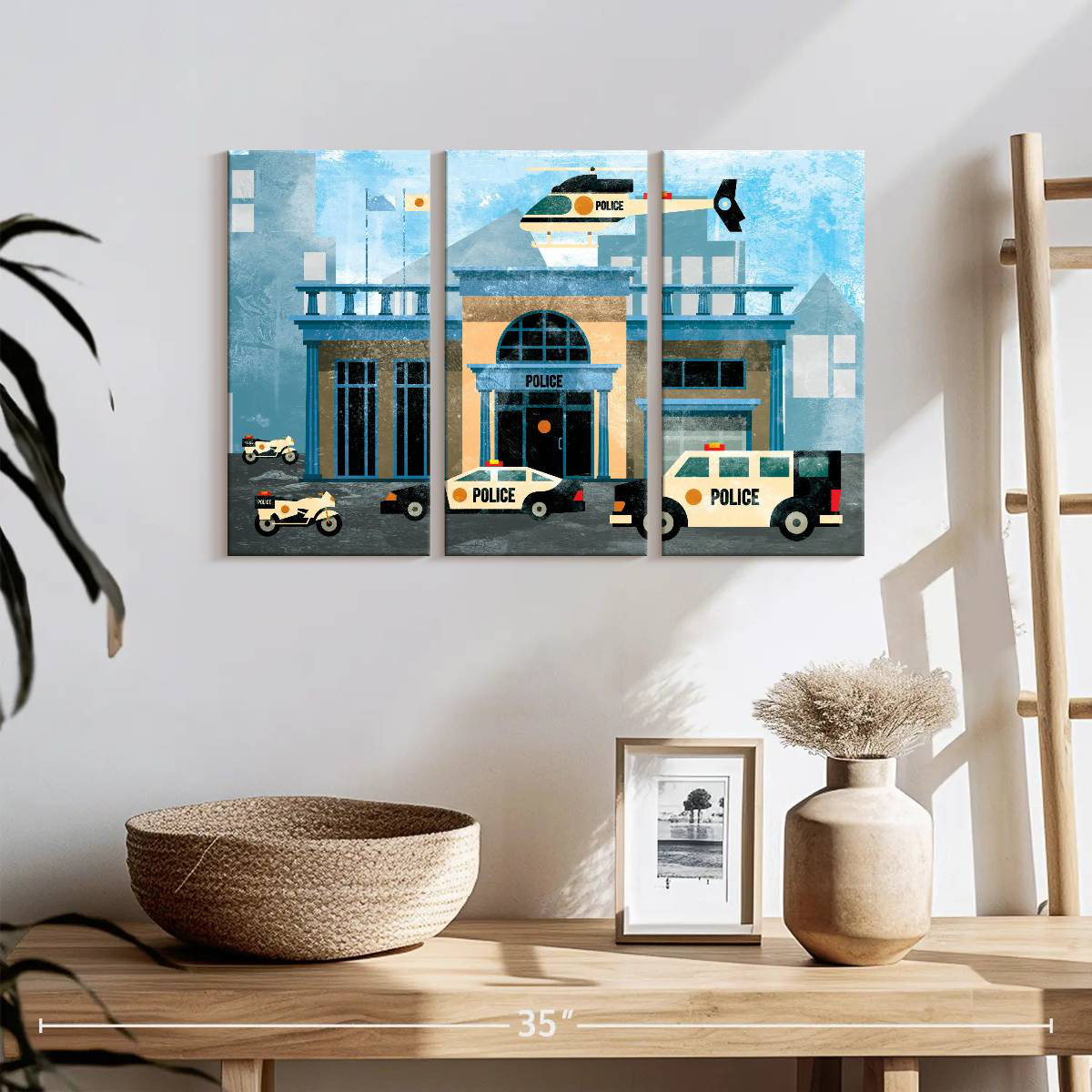 Ebern Designs Police Department Poster | Wayfair