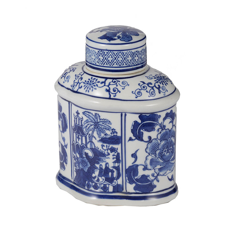 Astoria Grand Oval Porcelain Jars | Wayfair