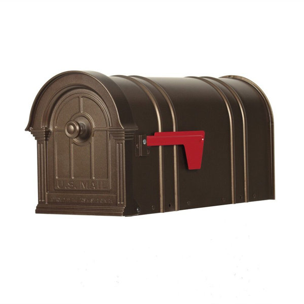 Postal Pro Mailboxes Manchester Post Mounted Mailbox & Reviews | Wayfair