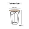 Tommy Hilfiger Avalon Round Side Table & Reviews | Wayfair