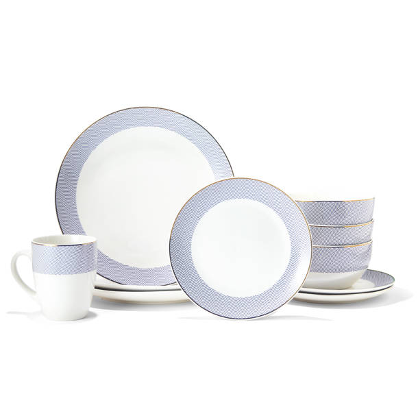 Elle Decor Stoneware Dinnerware Set - Service for 4 & Reviews | Wayfair
