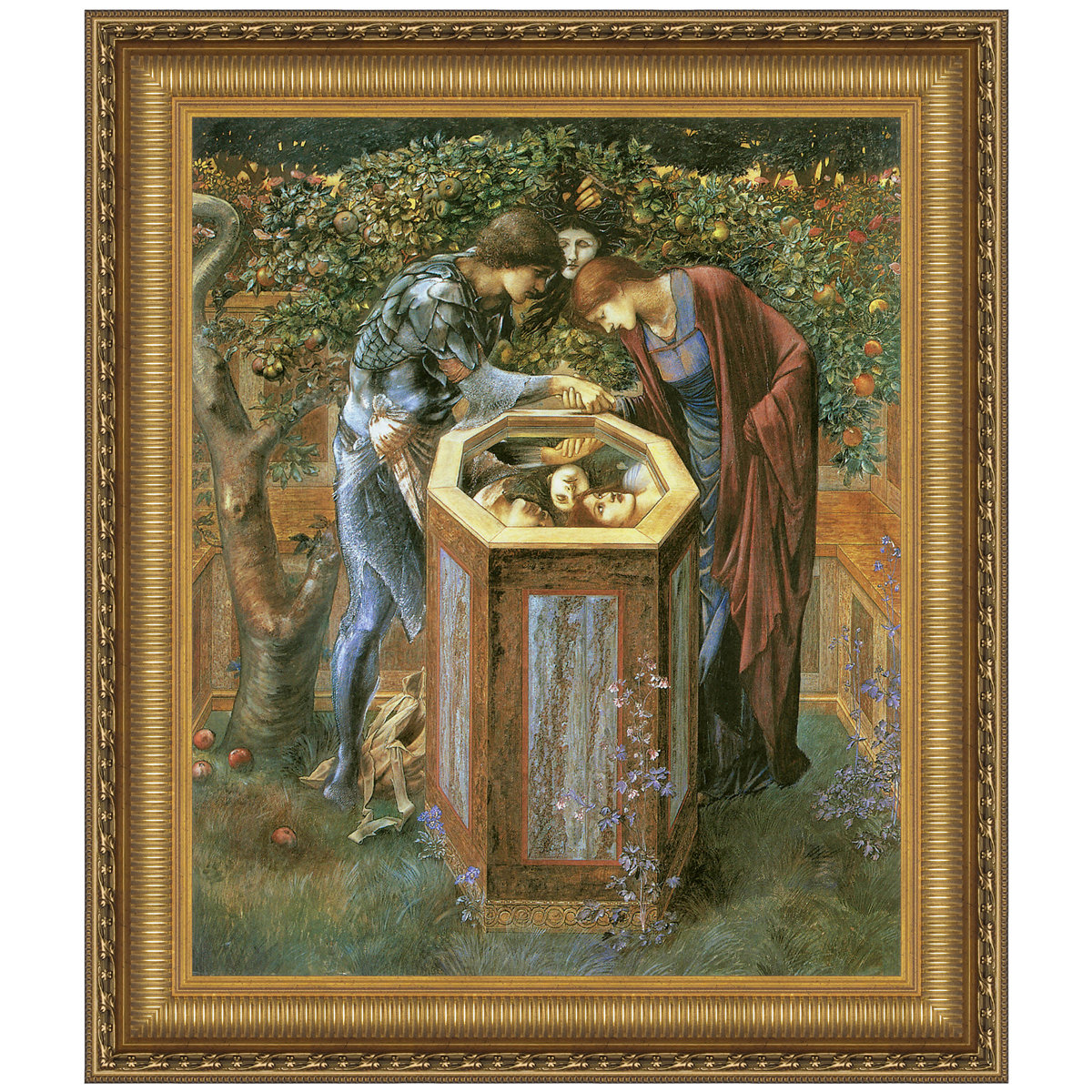 Vault W Artwork 'The Baleful Head, 1886' Picture Frame Print on Canvas ...