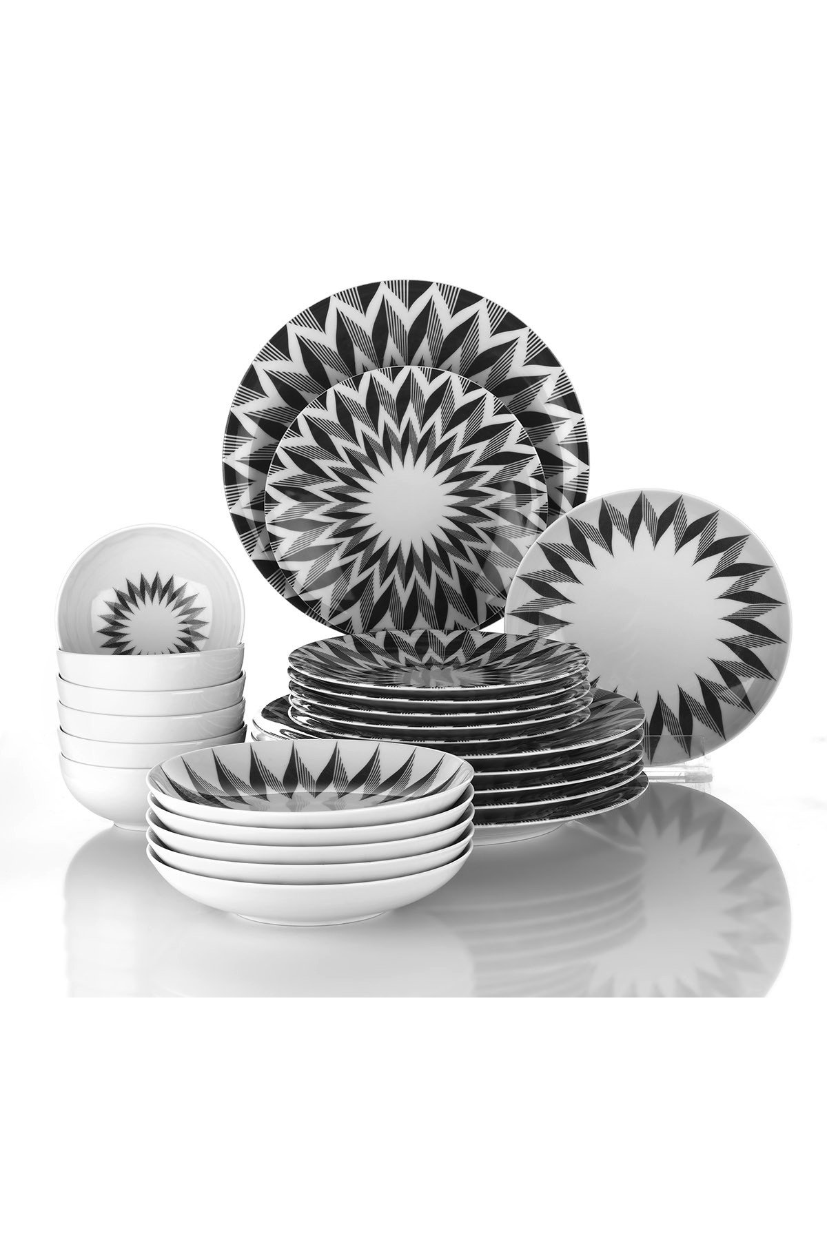 East Urban Home Abdera 24 Piece Dinnerware Set, Service for 6 | Wayfair