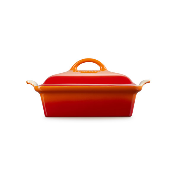 Le Creuset Stoneware Deep Square Dish with Lid 23cm | Wayfair.co.uk