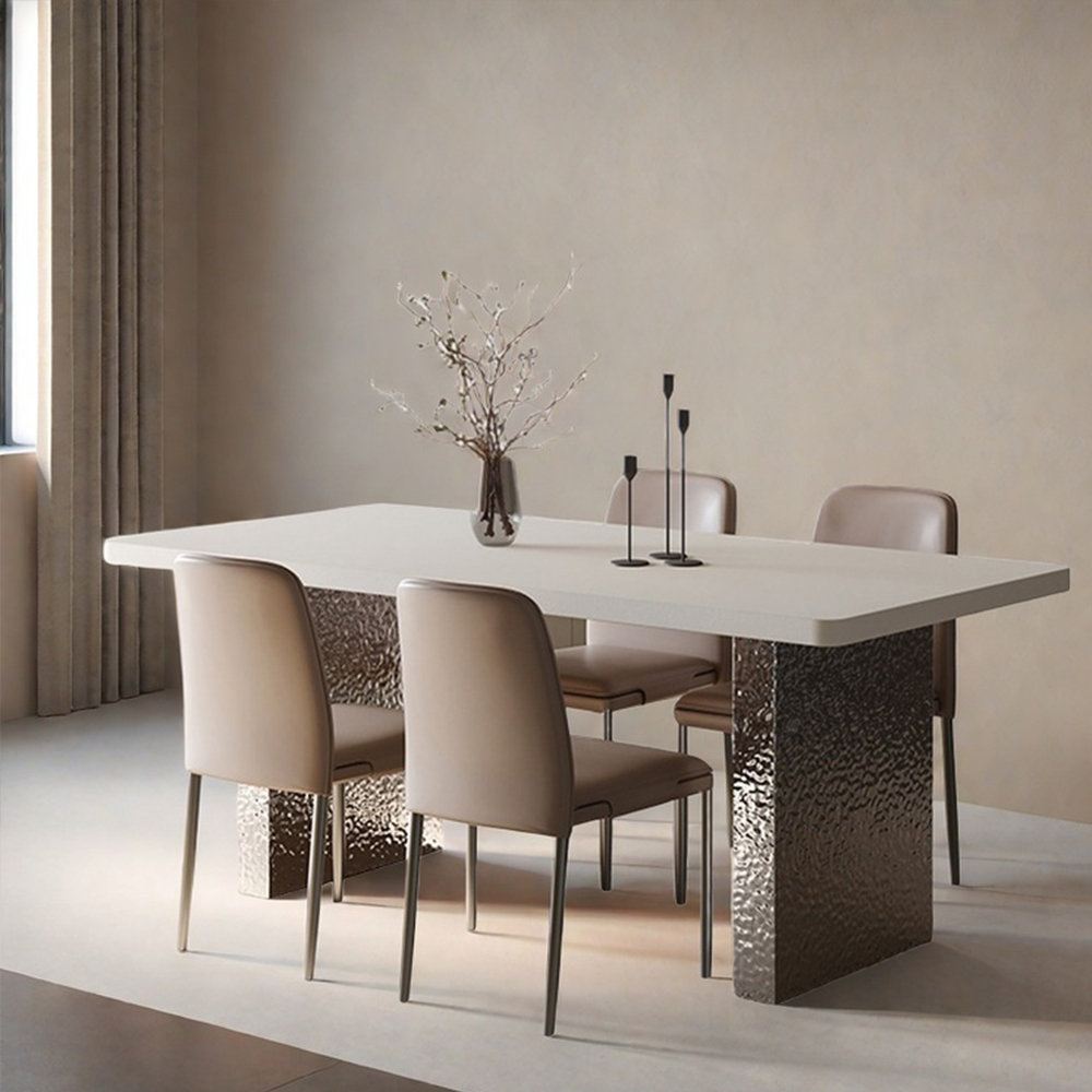 Elamer Rectangular Italian-style dining table sets | Wayfair