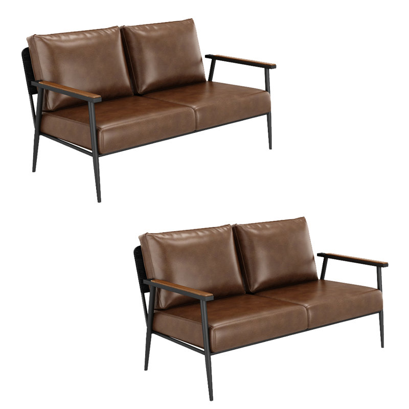 Canadian Linen Modern Industrial Style Cafe Restaurant Bench Storage ...