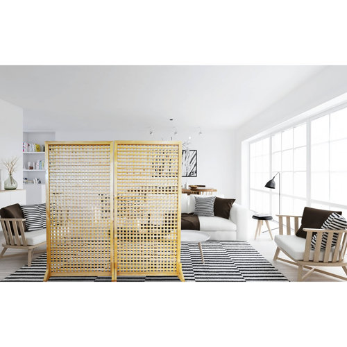 Arlmont & Co. Poul 72'' W x 72'' H Single Panel Room Divider & Reviews ...
