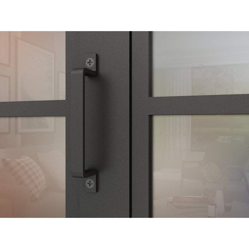 Calhome 48'' x 84'' Glass Bi-Fold Door & Reviews | Wayfair