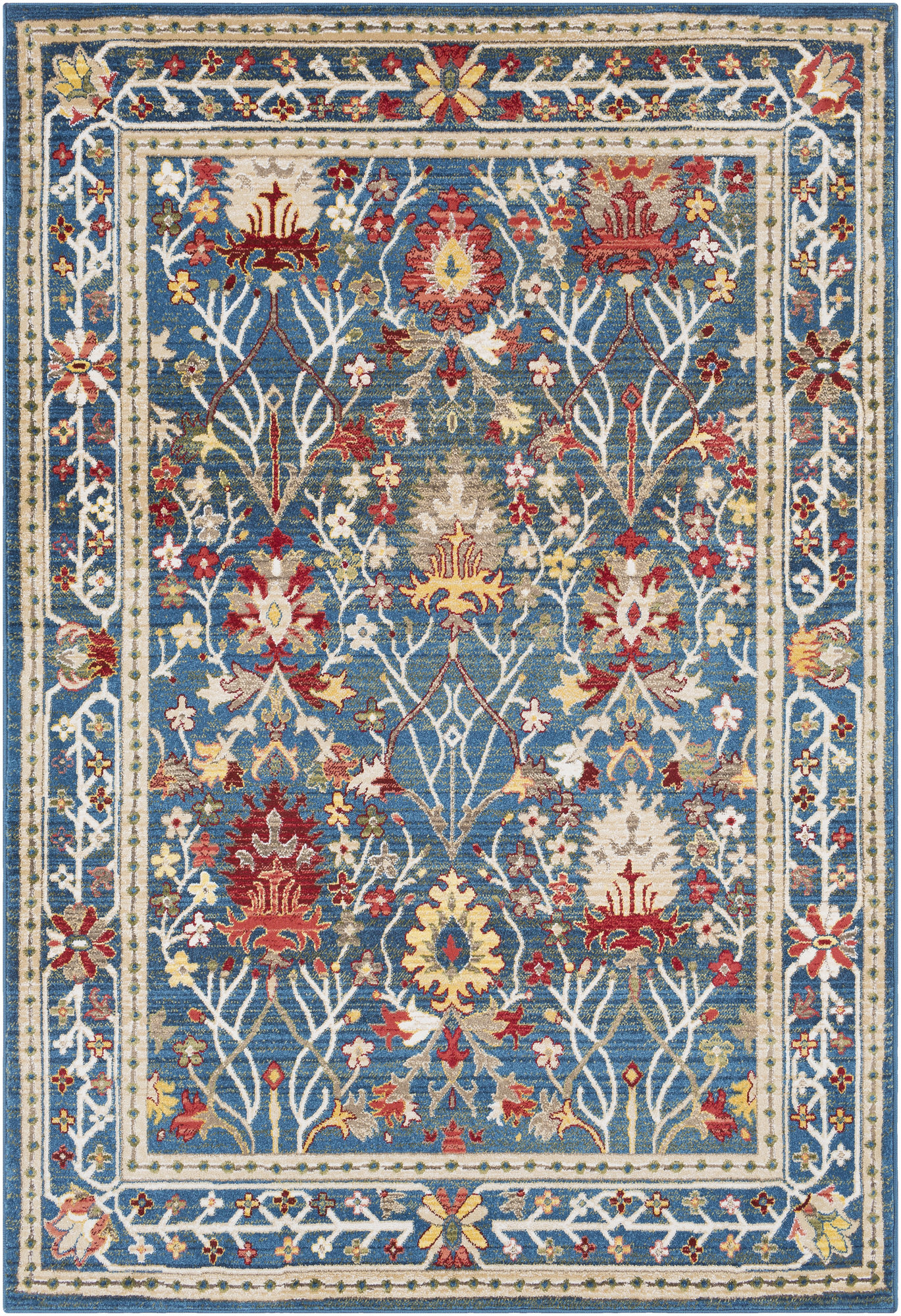 Bungalow Rose Hasrat Floral Rug & Reviews | Wayfair